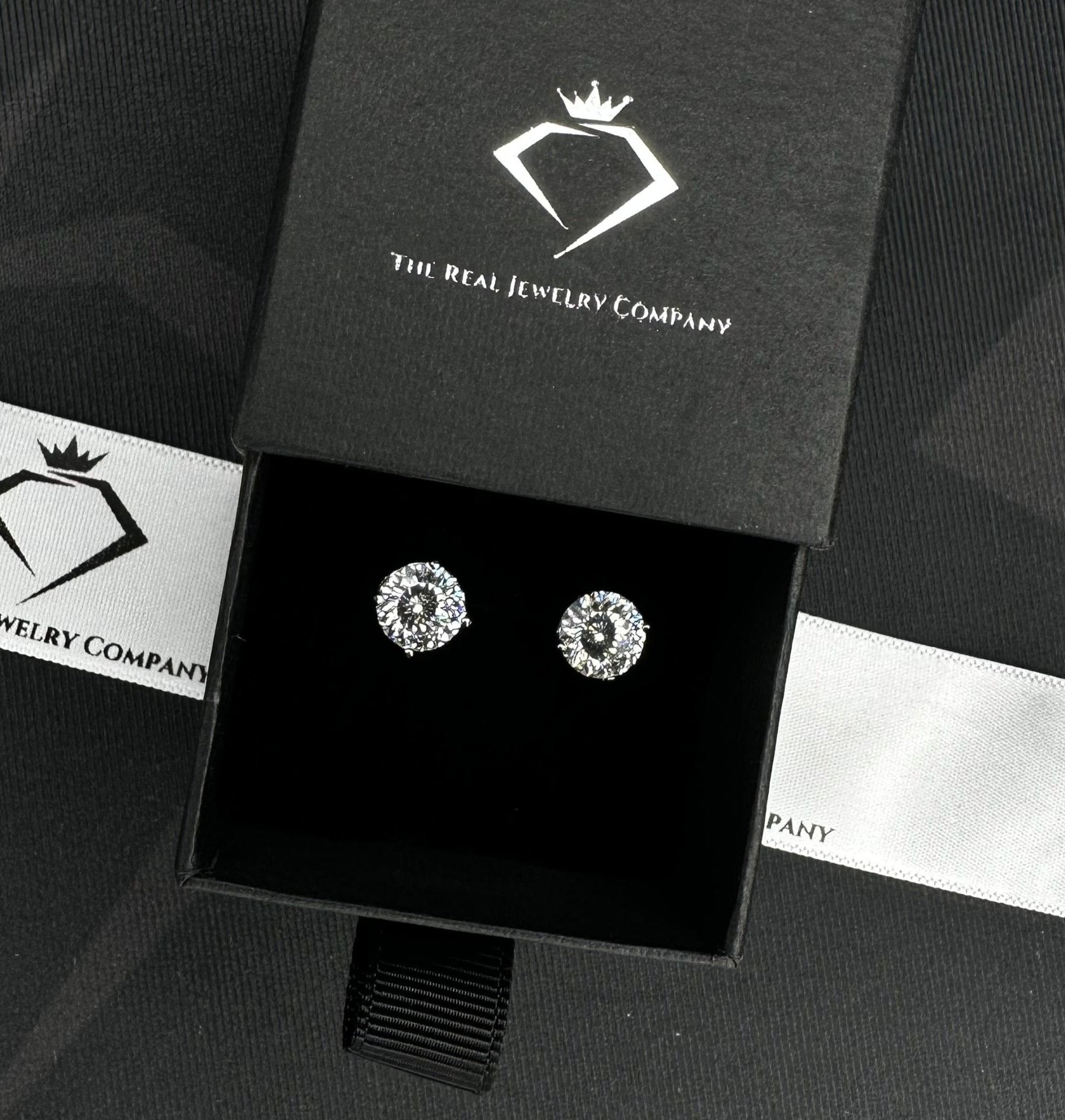 Kings Cut Moissanite Earrings
